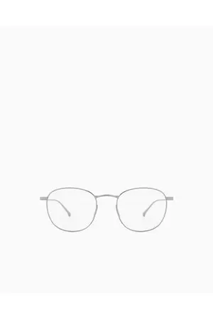 Giorgio Armani Panto Frame Glasses - Silver