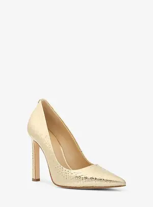 Michael Kors Snake Embossed Pumps