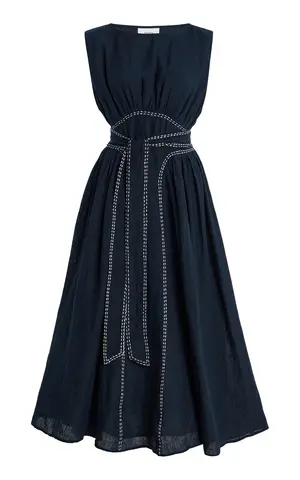 Merlette Verena Linen Midi Dress