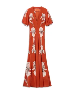 La DoubleJ La DoubleJ Marlene Silk Floral Dress Iris Placée