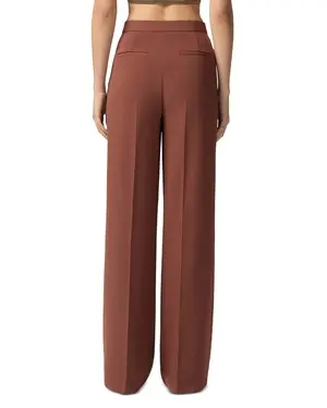 Pinko Pergamino Wide Leg Trousers - Cinnamon