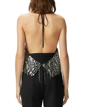 Pinko Embellished Halter Top