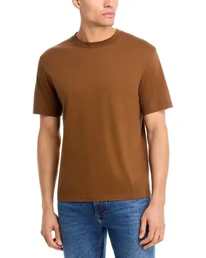FRAME Light Cotton Tee Caramel