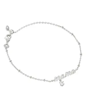 Kendra Scott Mama Crystal Chain Bracelet - Silver