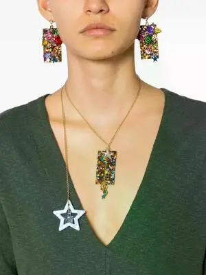 AMIR SLAMA Star-appliqué Necklace And Earrings Set