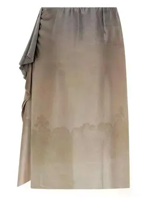 PIERRE-LOUIS MASCIA Stretch-silk Skirt