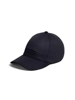 Zegna Zegna Vellus Aureum Baseball Cap - Dark Blue
