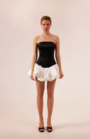 MILLA Swan-like Mini Corset Dress