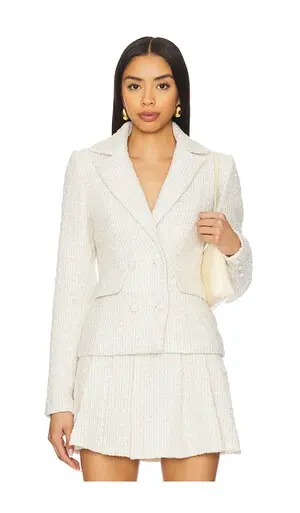 More To Come Notched Lapel Outerwear For Women