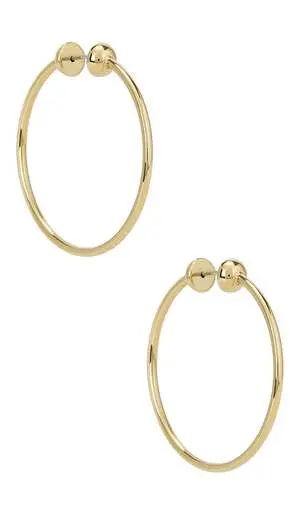 Jenny Bird Icon Small Hoops - Gold