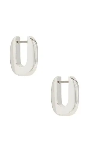 Jenny Bird Teeni Toni Huggie Earrings - Silver