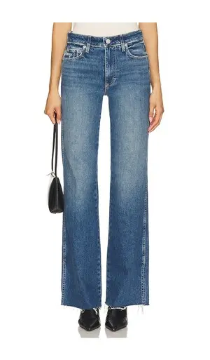 AMO Georgia Split Flare Jeans - Blue