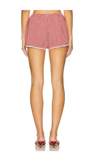 LOVERS AND FRIENDS Ruby Seersucker Shorts - Red