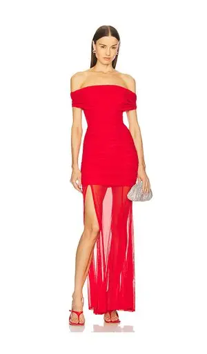 MICHAEL COSTELLO X Revolve Heidi Gown - Red