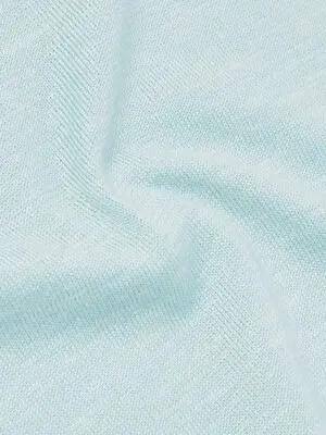 Zegna Mulberry Silk, Cashmere And Linen-blend Sweater - Blue