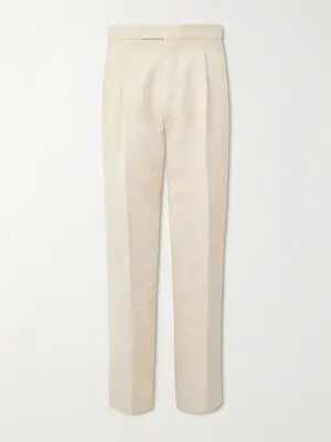 Zegna Box Pleat Pants For Men