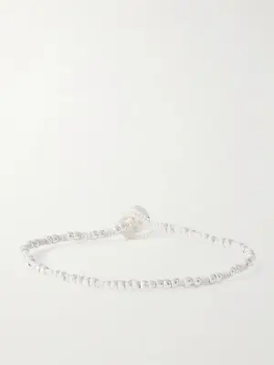 MIKIA Sterling Beaded Bracelet - Silver