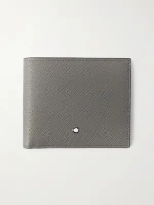 Montblanc Sartorial Cross-grain Leather Wallet - Gray