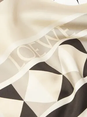 Loewe Paula's Ibiza Oversized Camp-collar Printed Silk-twill Shirt