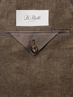 DE PETRILLO Posillipo Unstructured Linen Suit Jacket