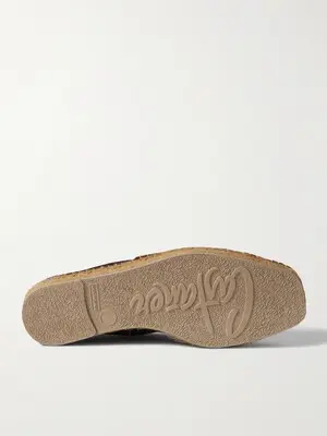 CastaÑer Parker Collapsible-heel Suede Espadrilles - Brown