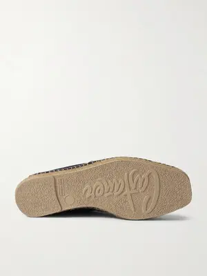 CastaÑer Parker Collapsible-heel Suede Espadrilles - Blue