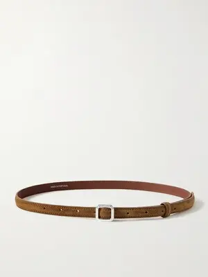 Lié Studio The Georgia Suede Belt - Brown