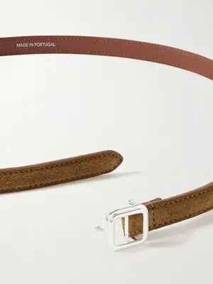 Lié Studio The Georgia Suede Belt - Brown
