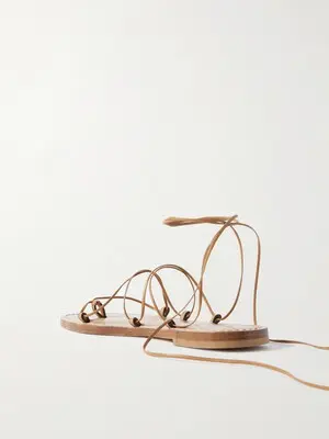 AMANU The Serengeti Leather Sandals - Brown