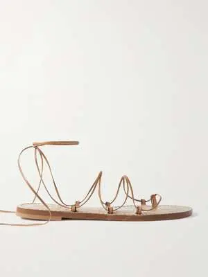 AMANU AMANU The Serengeti Leather Sandals Camel