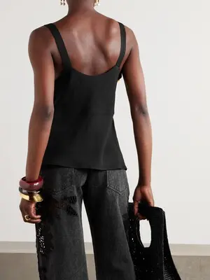 DIOTIMA Pavona Drill And Crocheted Cotton Top