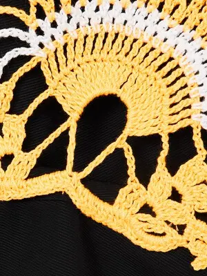 DIOTIMA Pavona Drill And Crocheted Cotton Top