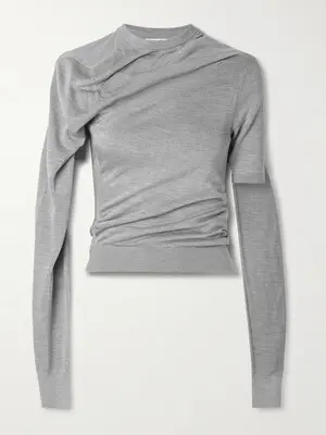 Acne Studios Layered Silk-jersey Top