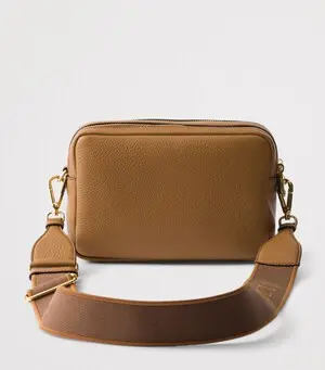 Prada Small Leather Cross-body Bag - Brown