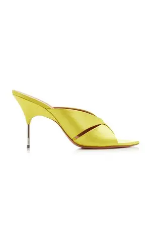 Amina Muaddi Pointed Toe Sandals For Women