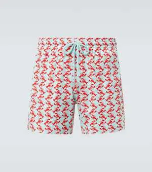 Vilebrequin Moorise Printed Swim Trunks - Blue