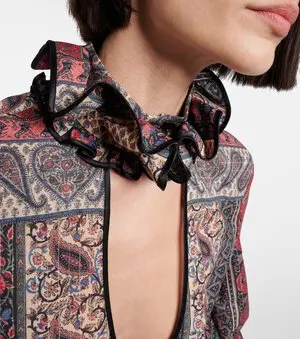 Valentino Garavani Paisley Cotton Muslin Blouse - Multicoloured