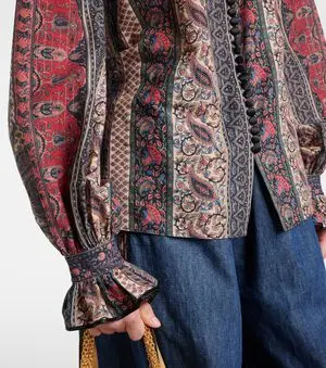 Valentino Garavani Paisley Cotton Muslin Blouse - Multicoloured