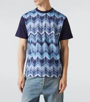 Missoni Zigzag Printed Cotton Jersey T-shirt