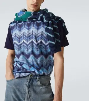 Missoni Zigzag Printed Cotton Jersey T-shirt