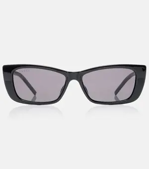 Gucci Rectangular Sunglasses With Logo