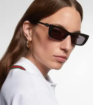 Gucci Rectangular Sunglasses With Logo