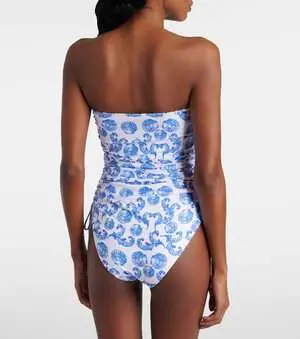 Melissa Odabash Sydney Printed One-piece Swimsuit - Blue
