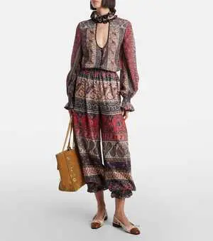 Valentino Garavani Paisley Cotton Muslin Blouse - Multicoloured