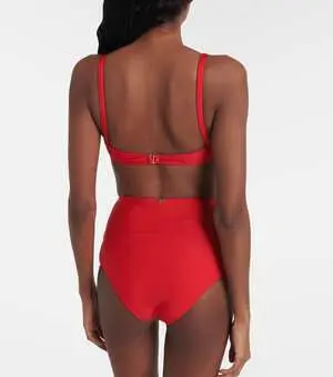 ADRIANA DEGREAS Floral-appliqué Bikini