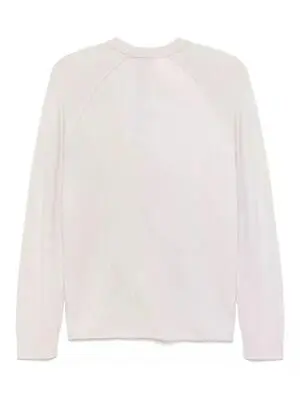 JAMES PERSE Recycled Cashmere Raglan Jumper - White