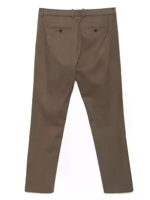 JAMES PERSE Cashmere Touch Twill Trousers - Brown