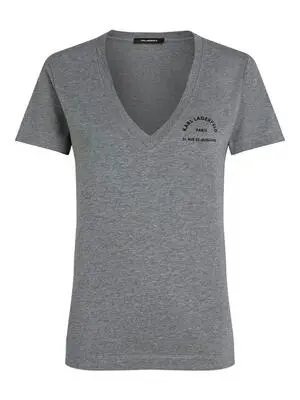 Karl Lagerfeld Rue St-guillaume T-shirt - Grey