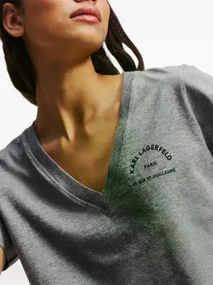 Karl Lagerfeld Rue St-guillaume T-shirt - Grey