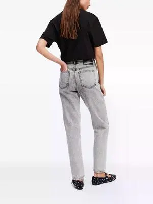 Karl Lagerfeld High-rise Mom Jeans - Grey